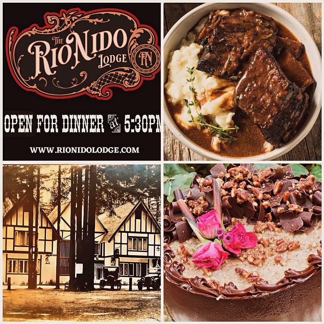 The Rio Nido Lodge – Restored, Historic Tudor Lodge under The Redwoods ...